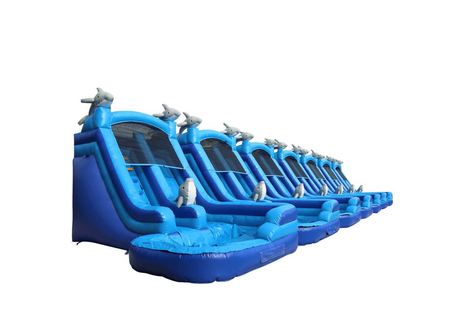 Mega Blue Dolphin Water Slide - We Sell The Best Water Slides - Master ...